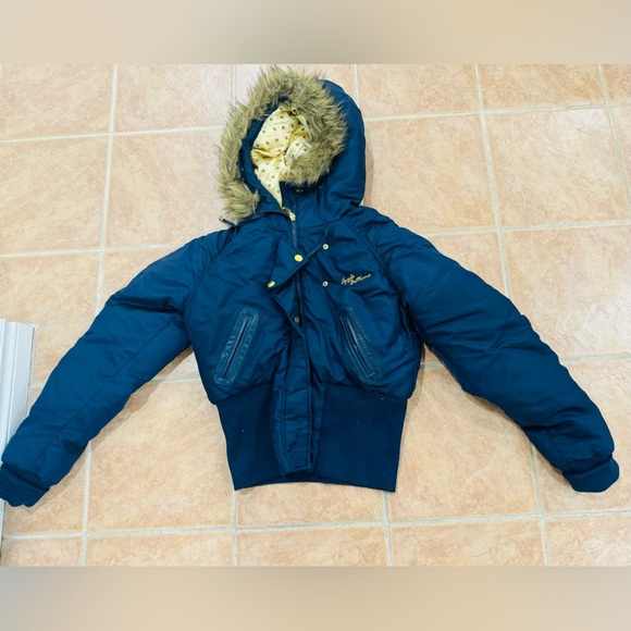 Apple Bottoms | Jackets & Coats | Y2k Apple Bottom Fur Down Jacket ...
